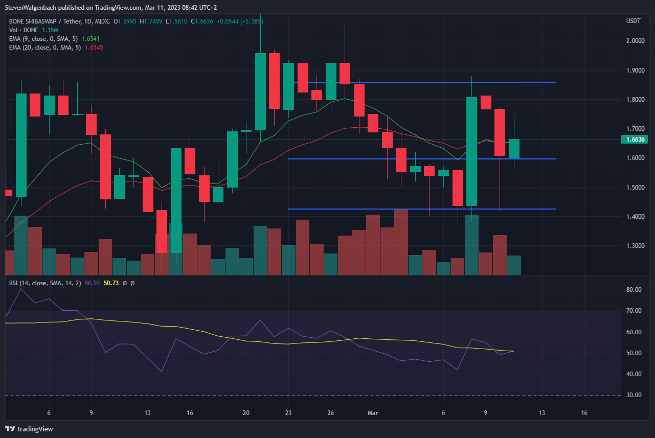 BONE’s Price Is Currently Resting on a Key Support Level - Coin Edition