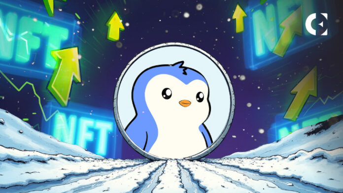 Pudgy Penguins (PENGU) Claims Top NFT Spot With 546% Rally in Four Weeks