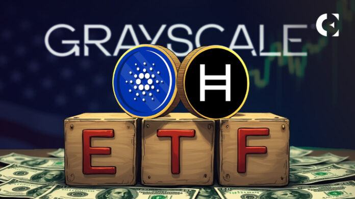 Grayscale Files for Cardano (ADA) and Hedera (HBAR) ETFs, Prices Surge